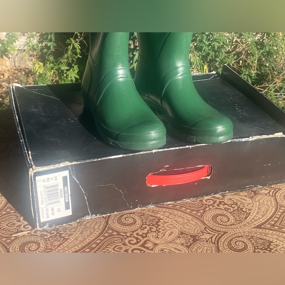 Hunter | Shoes | Hunter Tall Welly Rain Boot Green Nwb | Poshmark